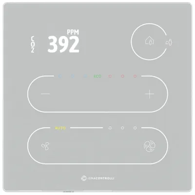 TP-DISP-W | IsmaControlli - Touch Screen Glass Wall Panel, temperature ...